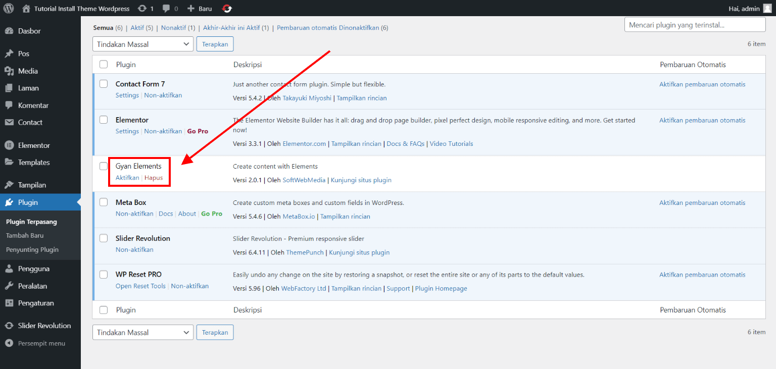 Tutorial install theme Bizix - Tutorial Wordpress