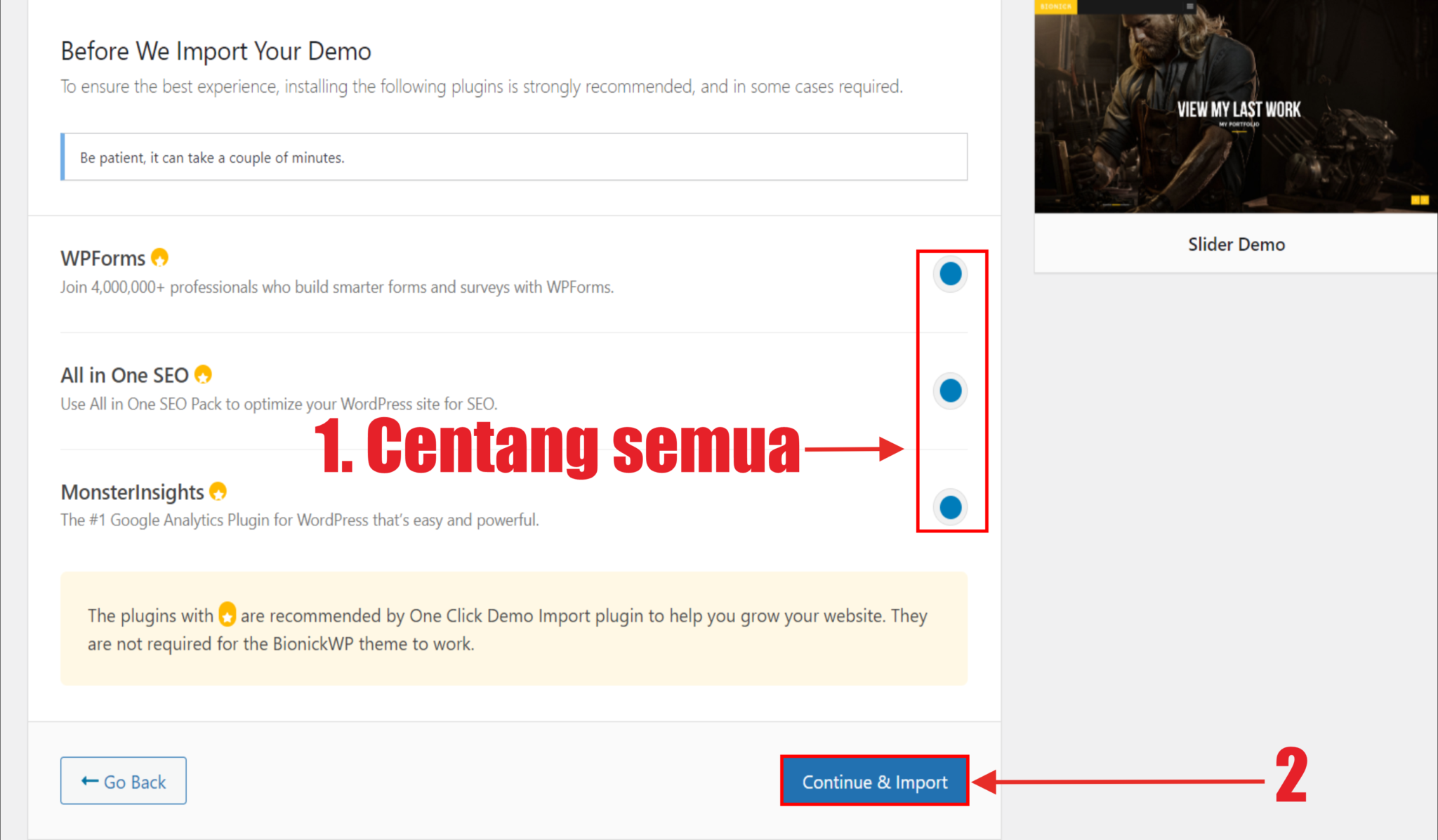 Tutorial install theme Bionick - Tutorial Wordpress
