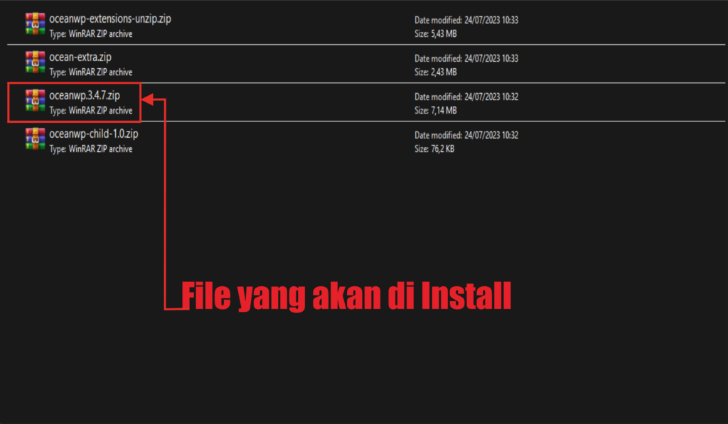 Tutorial install theme OceanWP - Tutorial Wordpress