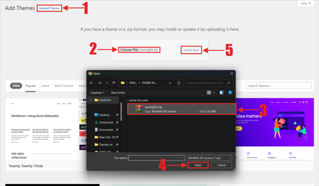 Tutorial install theme TeeSpace - Tutorial Wordpress