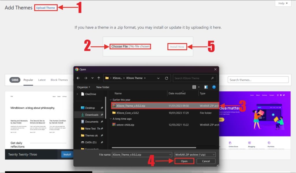 Tutorial install theme Xstore - Tutorial Wordpress