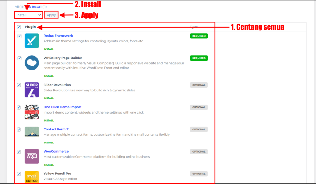 Tutorial Install theme Jevelin - Tutorial Wordpress
