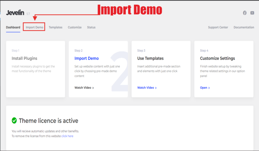 Tutorial Install theme Jevelin - Tutorial Wordpress