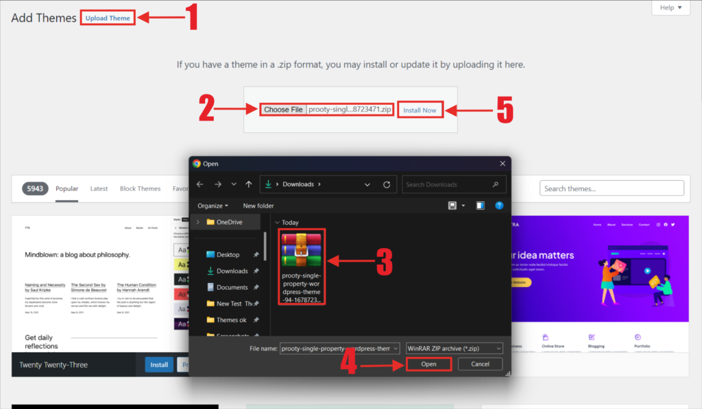 Tutorial install theme prooty - Tutorial Wordpress